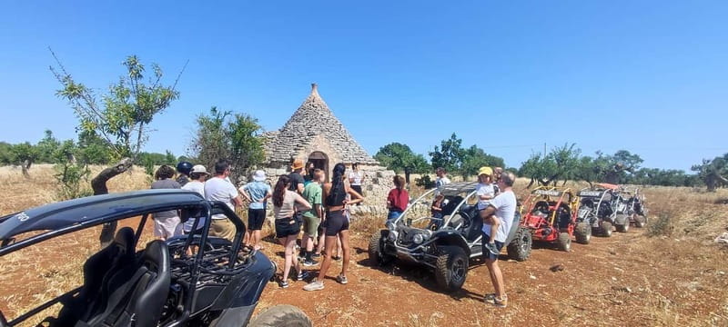 Buggy/Quad excursions in Puglia with 4-seater buggies available on request. - Key Points