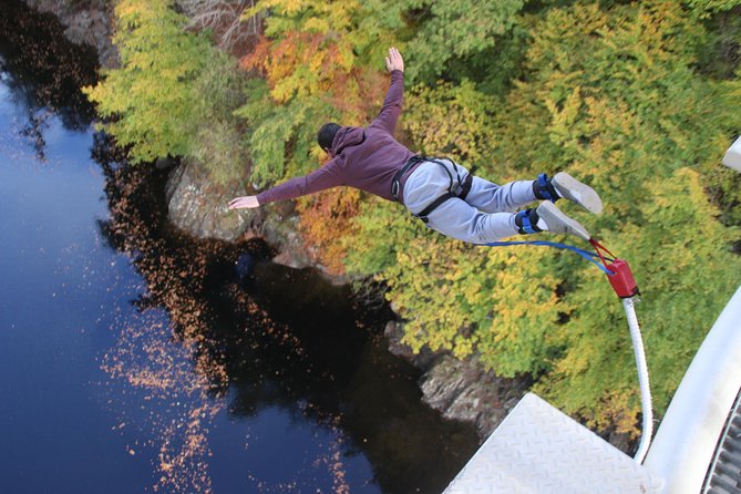 Bungee jump from 40 meters in the stunning valley of Killiecrankie, Scotland - The Sum Up