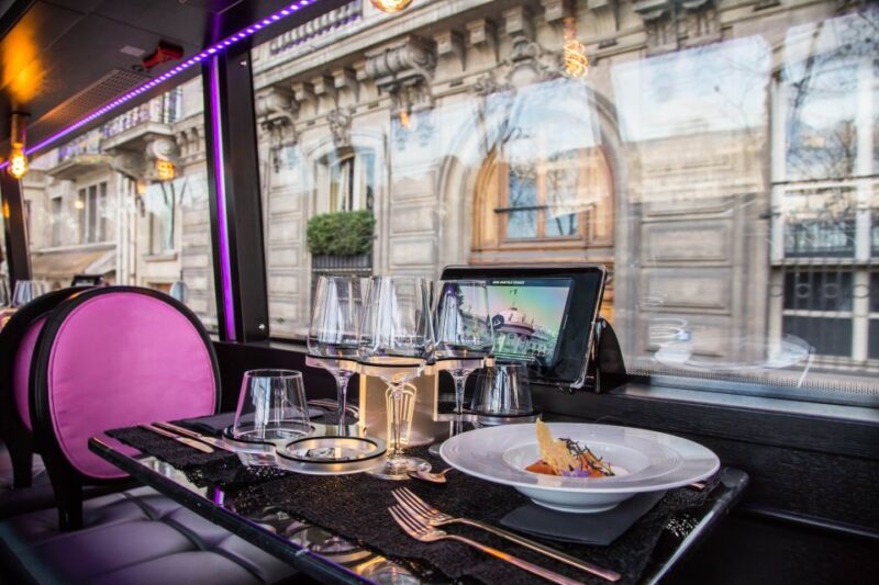 Bus Toqué Champs Elysées Tour w/ 3-Course Dinner & Champagne - Who Will Love This Tour?