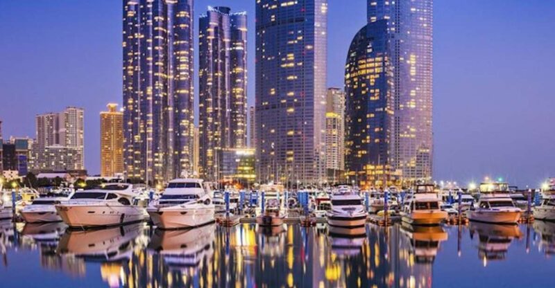 Busan: Night Viewpoints with Evening Cruise w/ Fireworks - The Mountain Viewpoint: Hwangnyeongsan