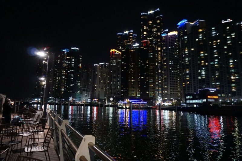 Busan: Night Viewpoints with Evening Cruise w/ Fireworks - The Modern Vibe at Busan Cinema Centre
