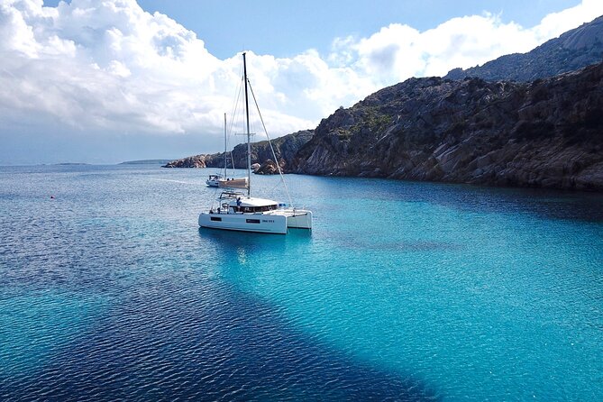 By Catamaran to the La Maddalena Archipelago From Poltu Quatu - Snorkeling and Stand-Up Paddleboarding