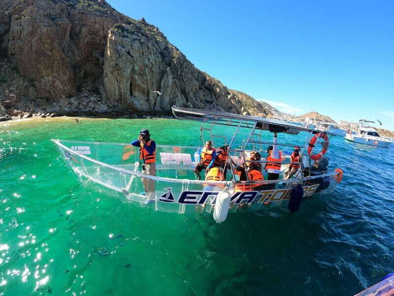 Cabo San Lucas: Arch Tour Clear Boat - The Experience: What’s It Like Being on a Clear Boat in Cabo?
