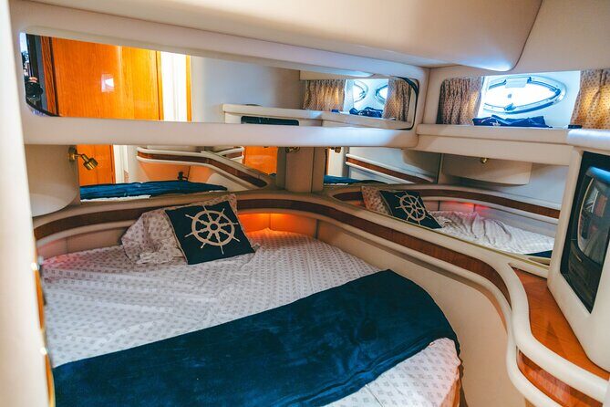 Cabo San Lucas Private Yacht with Open Bar & Snorkel - The Luxurious Yacht and Onboard Amenities