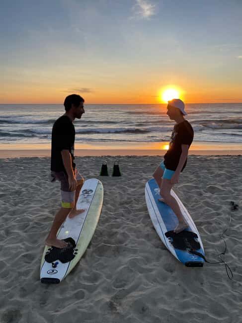 Cabo San Lucas: Surf Lesson with Hotel Pickup - Learning and Practicing