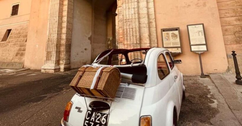 Cagliari | Aperitif with city tour aboard a vintage fiat 500 - An Engaging Spin Through Cagliari