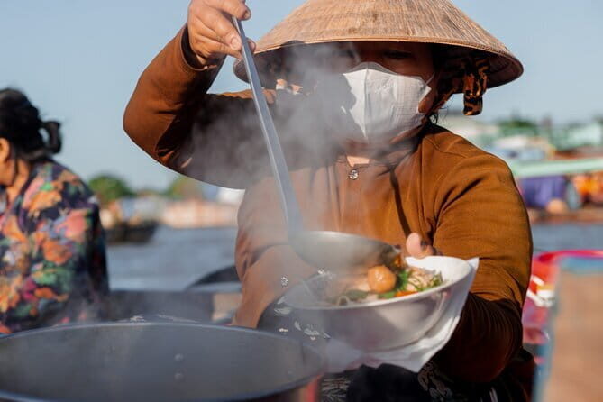 Cai Rang Floating Market Tour & Rural Cycling - The Canal Cruise and Rice Noodle Factory