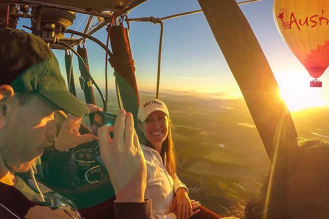 Cairns Classic Hot Air Balloon ride - The Landing and Post-Flight Traditions