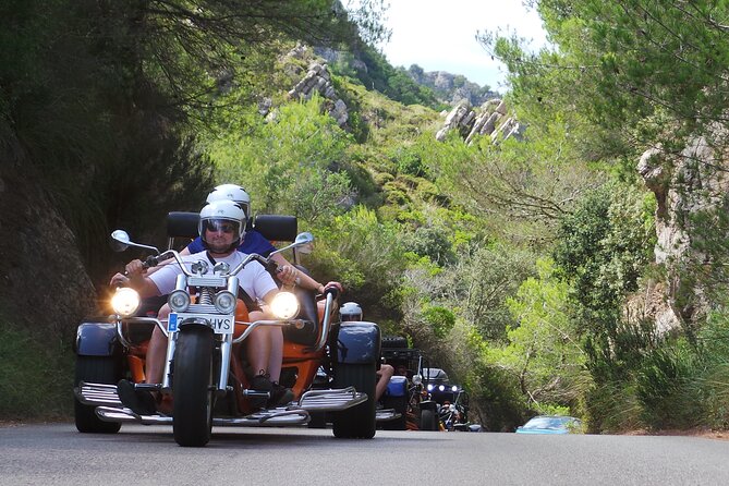 Cala Millor Trike Tour !!! Driving Licence Class B Sufficient !!! - Meeting and Pickup Information
