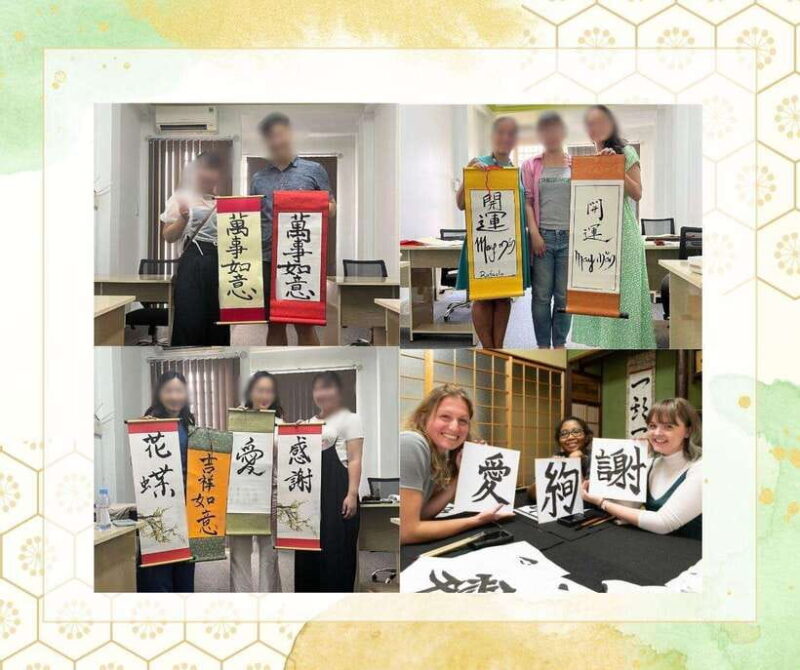 Calligraphy class in Ho Chi Minh City, Vietnam - Visualizing the Experience