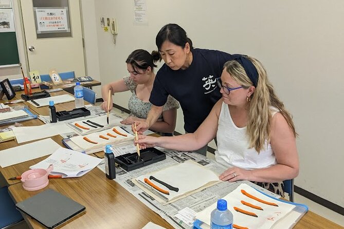 Calligraphy Experience at Tokyo Ginza and Tsukiji Area - Key Points