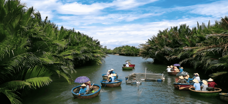 Cam Thanh: Coconut Basket Boat and Enjoy Free Coconut Ticket - Authenticity and Cultural Insight