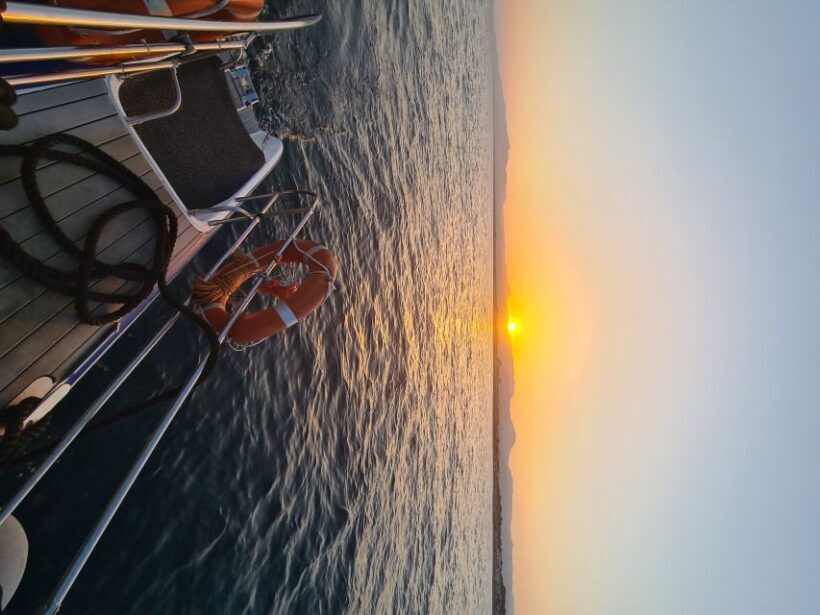 Cambrils: Costa Dorada Sunset Catamaran Cruise with Drinks - Key Points