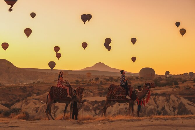 Camel Ride Through Cappadocia's Fairy Chimneys With Balloon view - Key Points
