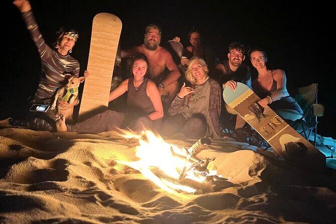 Camping with Sandboarding and Sunset Massages - Key Points