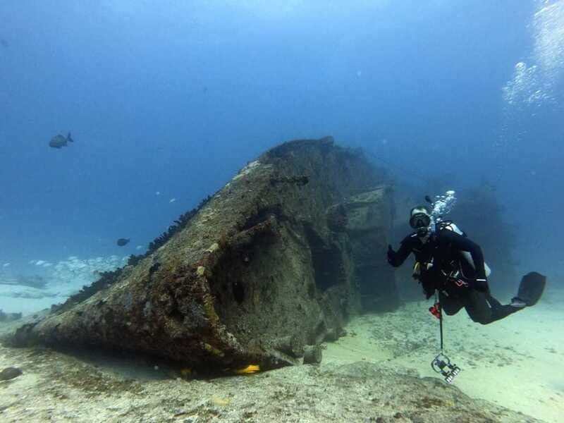 Cancun 2 Dives Shipwreck C55 or C58 & Reef -Certified Divers - Marine Life and Visibility
