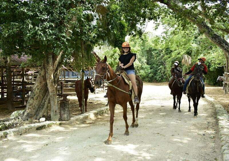 Cancun: Amazing Horseback Riding Tour, Cenote, Zipline & ATV - Ziplining: Views from the Treetops