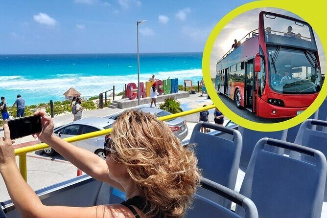 Cancun City Tour by Downtown and Turistic Hightlights on Open Bus - The Itinerary in Detail