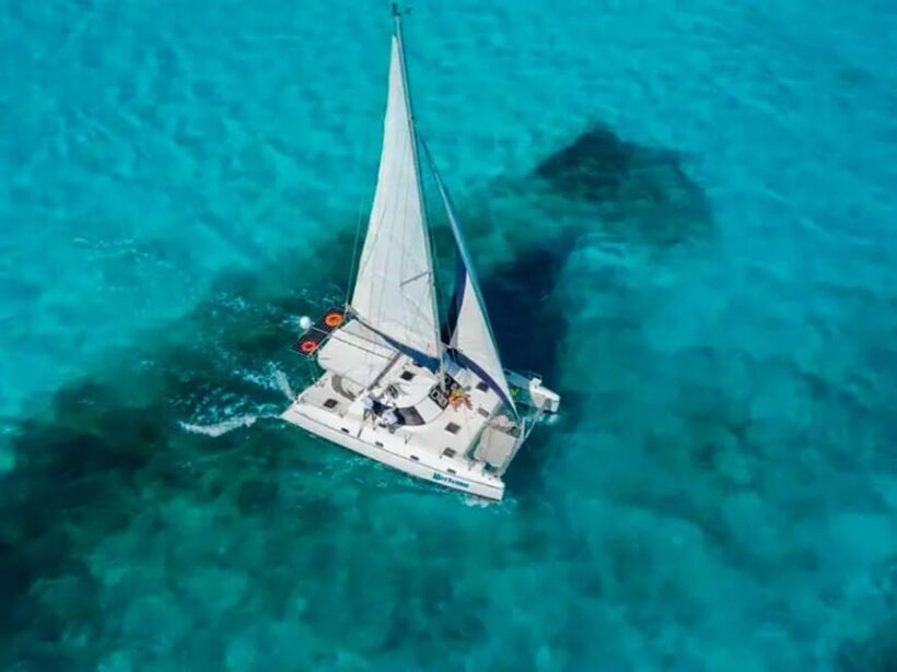 Cancun: Half-Day Private Catamaran for 35 guests - The Sum Up