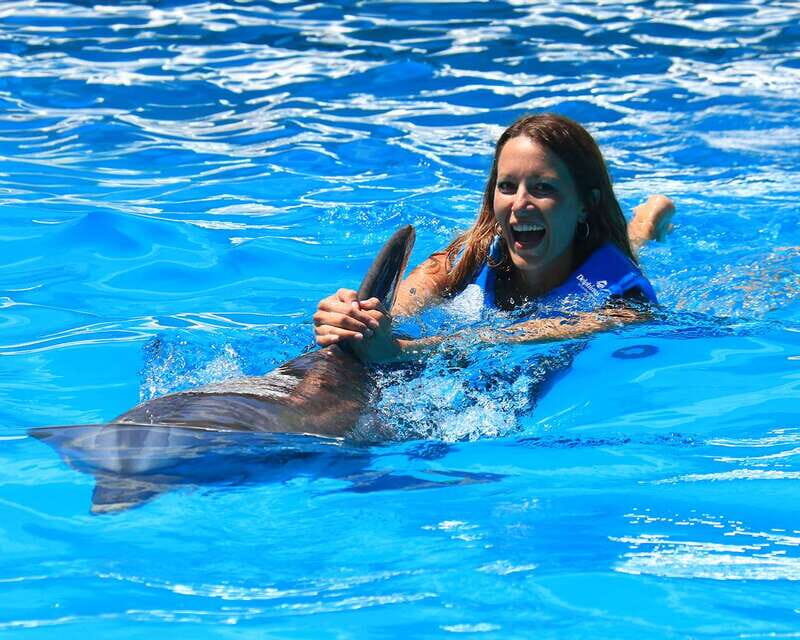 Cancun: Interactive Aquarium Ticket and Swim with Dolphins - Key Points