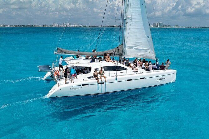 Cancun: Private Catamaran with Open Bar & Snorkeling Option - The Sum Up