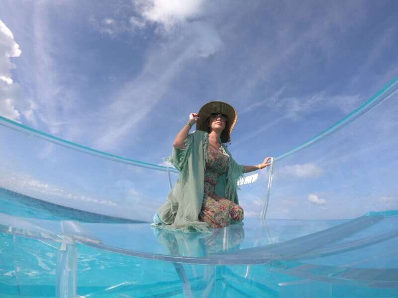 Cancun: Transparent Boat Tour with Drinks - Key Points