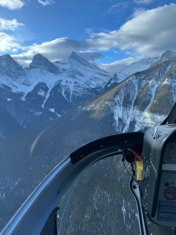 Canmore: 35-Minute Heli Tour Mt Assiniboine & its Glaciers - The Itinerary: Aerial Glimpses of Nature’s Grandeur