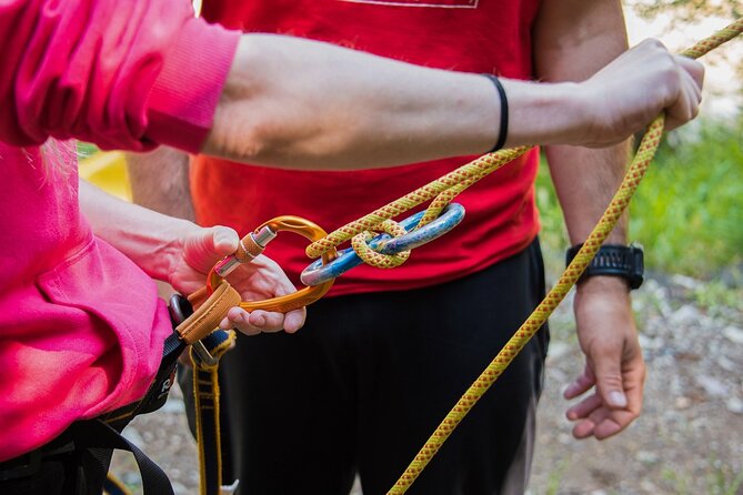 Canyoning and Zipline in Polylimnio Waterfalls - Safety Guidelines and Participation Criteria