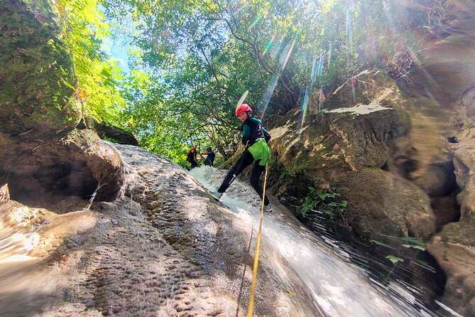 Canyoning and Zipline in Polylimnio Waterfalls - Booking Your Experience