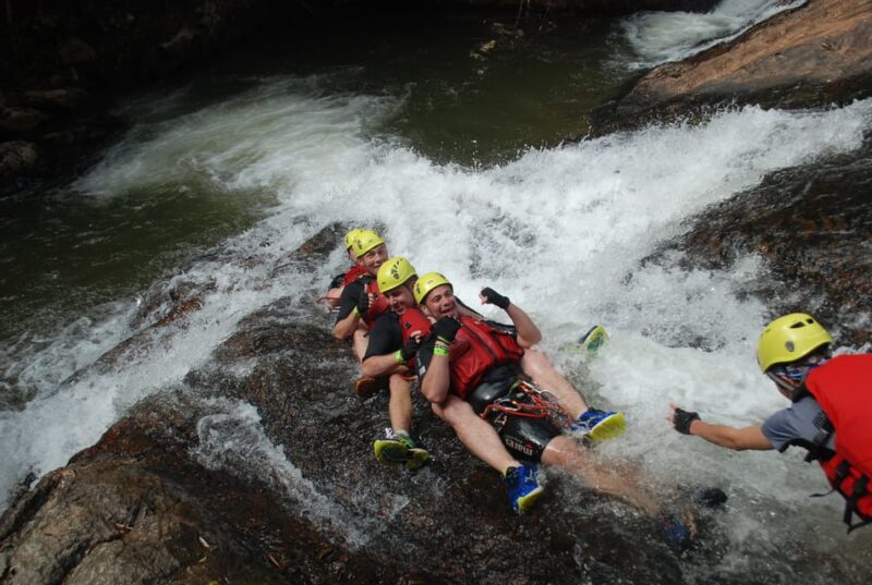 Canyoning Dalat Full Option With Lunch And Hot Chocolate - Key Points