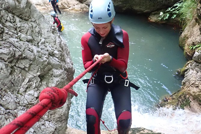 CANYONING in Susec Gorge, Bovec, Slovenia - Thrilling Activities: Waterfalls, Jumps, and Pools