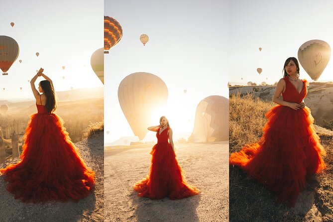 Cappadocia Photoshooting With Flying Dress - Confirmation and Accessibility