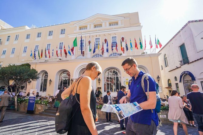 Capri & Anacapri Day Tour With Blue Grotto Included From Sorrento - Highlights of Capri: Augustus Garden and Faraglioni Rocks
