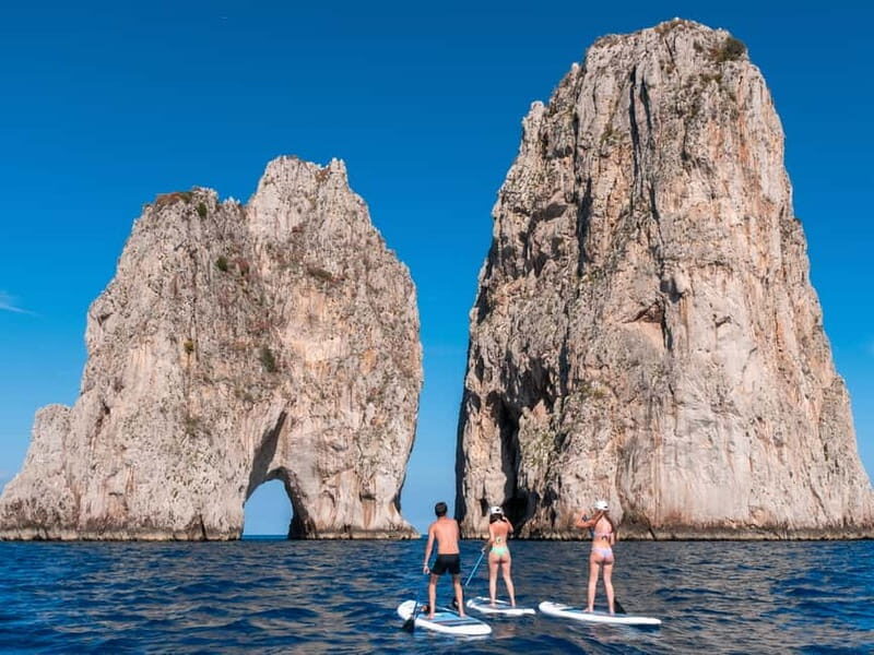 Capri: Caves and Beaches Paddle Board Tour. Photos included - Key Points