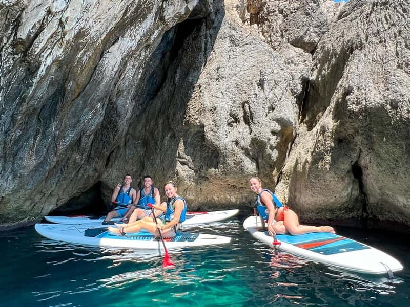 Capri: Caves and Beaches Paddle Board Tour. Photos included - An Authentic Coastal Adventure on Capri