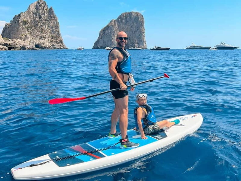 Capri: Caves and Beaches Paddle Board Tour. Photos included - Value for Money