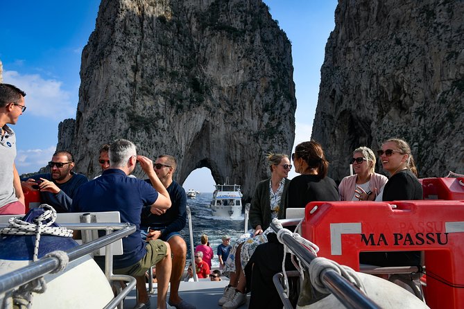 Capri Coast to Coast: Boat Tour With OPTIONAL Blue Grotto - Inclusions and Meeting Details