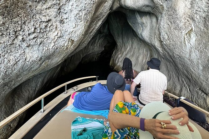 Capri Full Day Semiprivate Boat Tour and City Visit From Positano - Discovering Capris Charming City