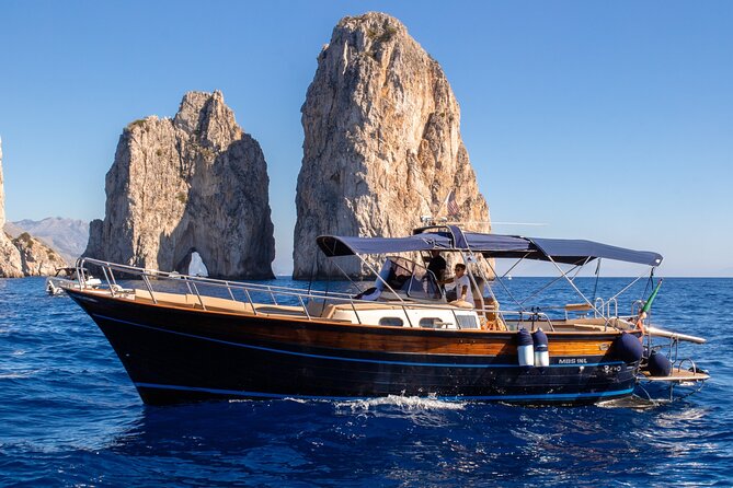 Capri Island: Private Boat Tour From Sorrento or Positano - Dining and Shopping in Capri Town