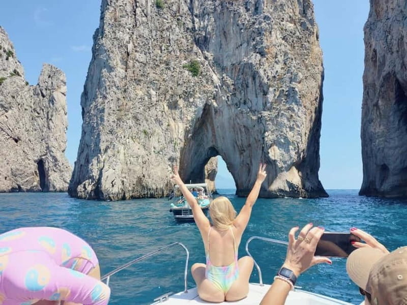 Capri or Amalfi Coast Private Boat Tour From Sorrento - Key Points
