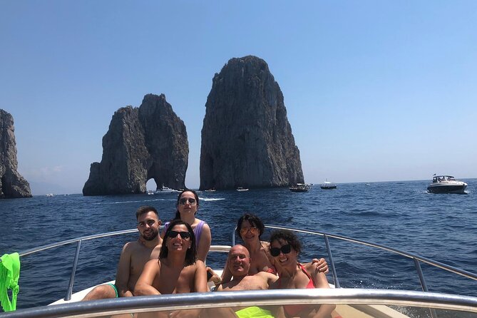 Capri Private All Inclusive Boat Tour With City Exploration - Key Points