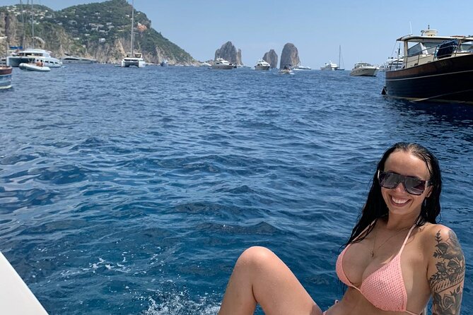 Capri Private All Inclusive Boat Tour With City Exploration - Highlights of the Tour
