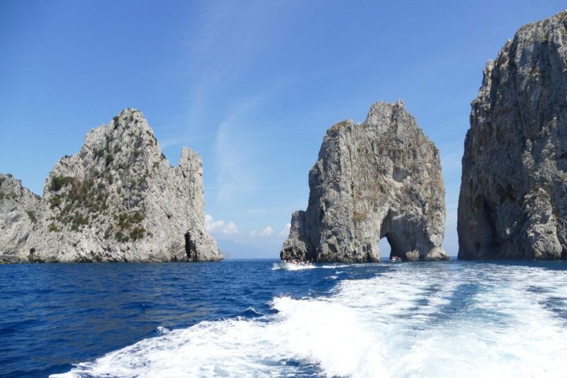 Capri private boat tour from sorrento on Tornado 38 - Starting Point and Safety Briefing