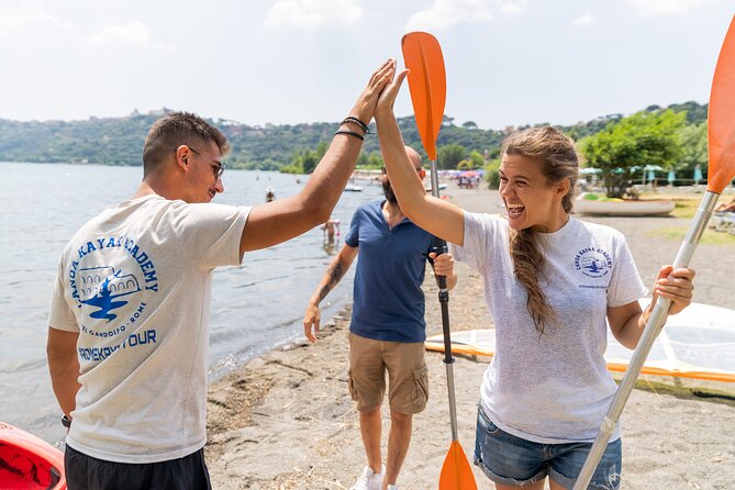 Castel Gandolfo Kayak Tour With Wine and Food Tasting - Kayaking on Lake Albano