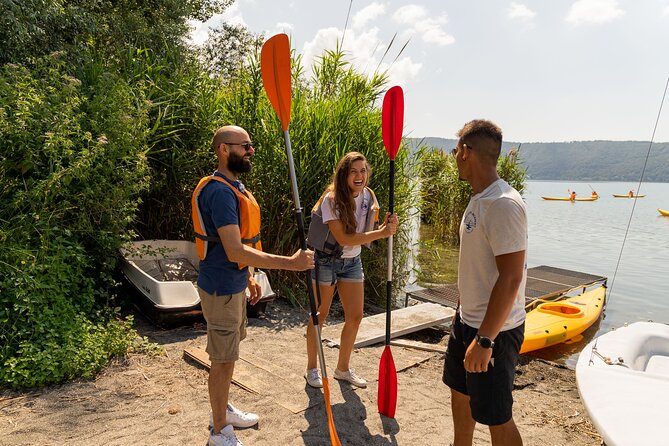 Castel Gandolfo Kayak Tour With Wine and Food Tasting - Wine and Food Tasting Experience