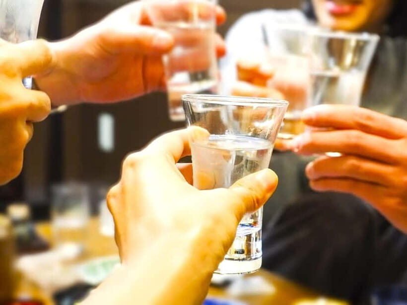 Casual Japanese sake tasting and snack experience, Kabukicho - Key Points