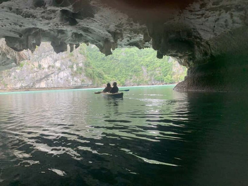 Cat Ba: Lan Ha Bay Private 1/2 Day Boat Tour with Kayaking - Kayaking: Exploring Caves and Hidden Coves