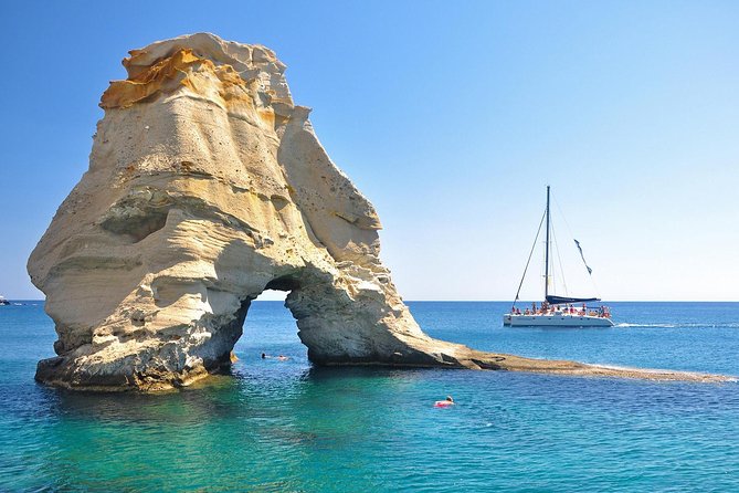 Catamaran Full Day Cruise: Poliegos - Kleftiko - On-Board Offerings