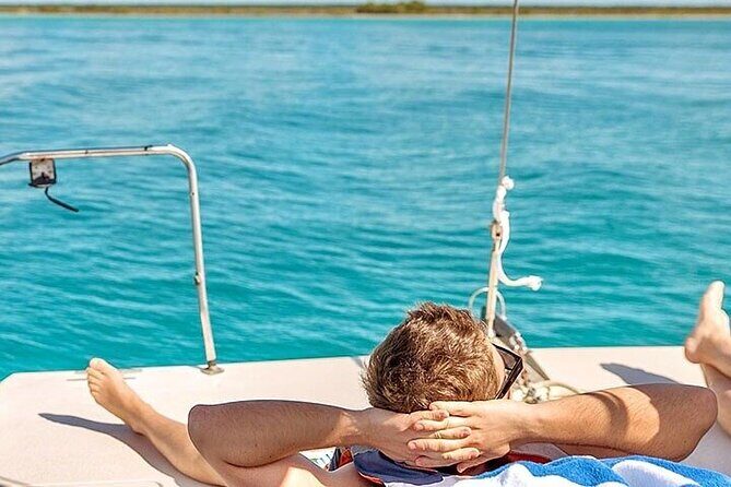 Catamaran Isla Mujeres Drinks and Lunch Party - Snorkel Stop at Isla Blanca