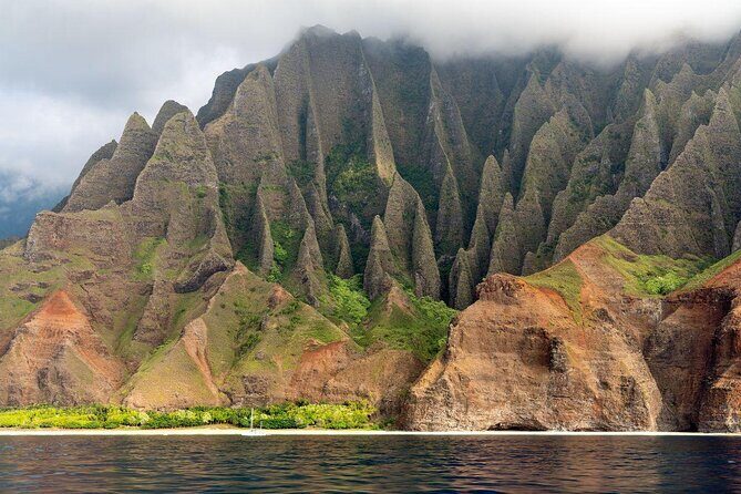 Catamaran Private Charter of NaPali Coast on Kauai - Exploring the NaPali Coast from the Water